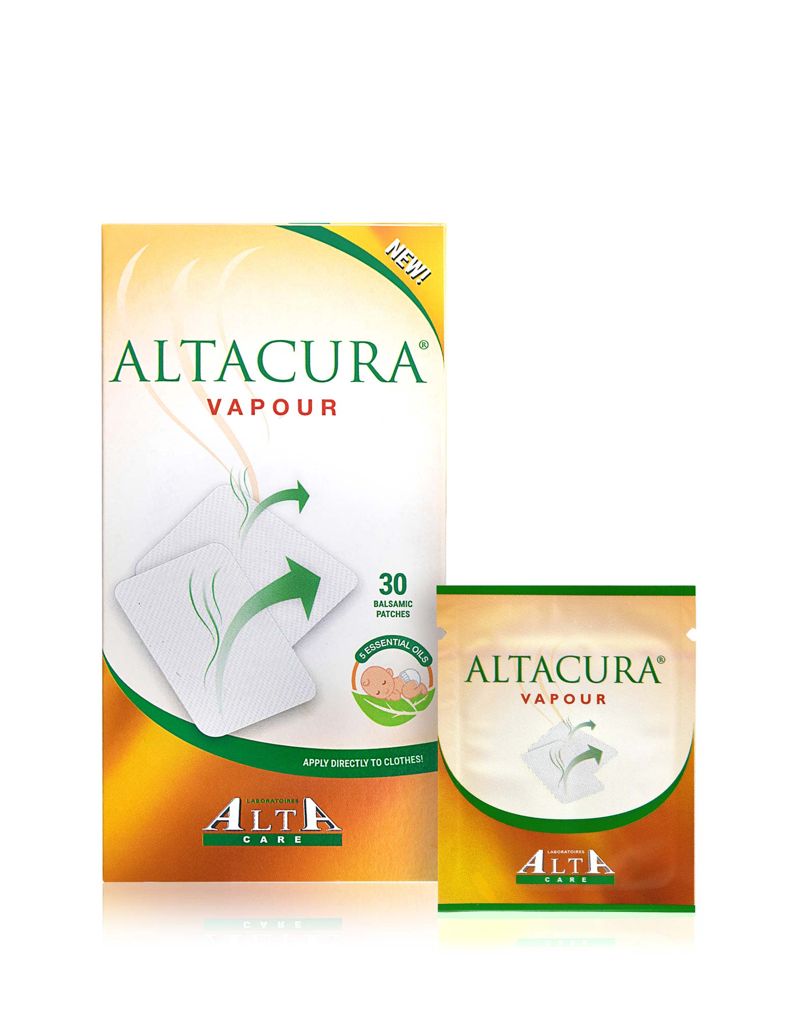 Altacura Vapour 30 Patches - decongestant aromatherapy, essential oils ...