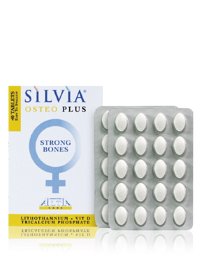 Silvia Osteo Plus Tablets Calcium and Vitamin D supplements for bones ...