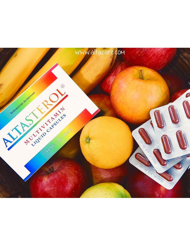Altasterol Multivitamin Liquid Caps 12 Vitamins 10 Minerals fast action ...